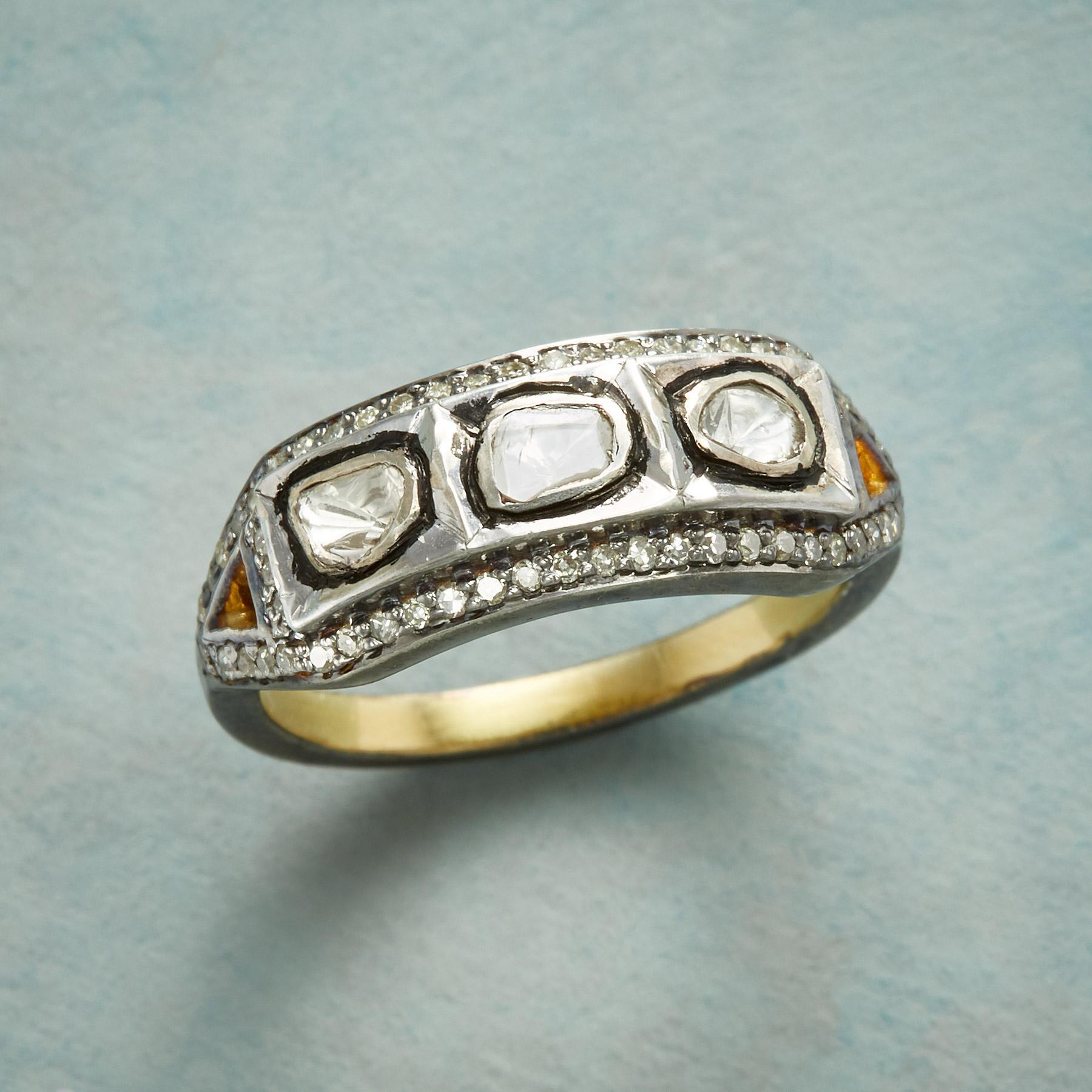 Polki Trio Diamond Ring | Sundance